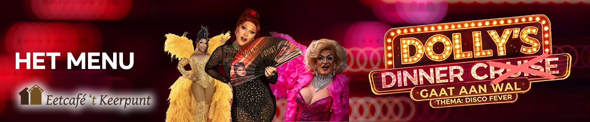 Dolly's Dinner Cruise aan wall Menu - Dolly Donut Entertainment